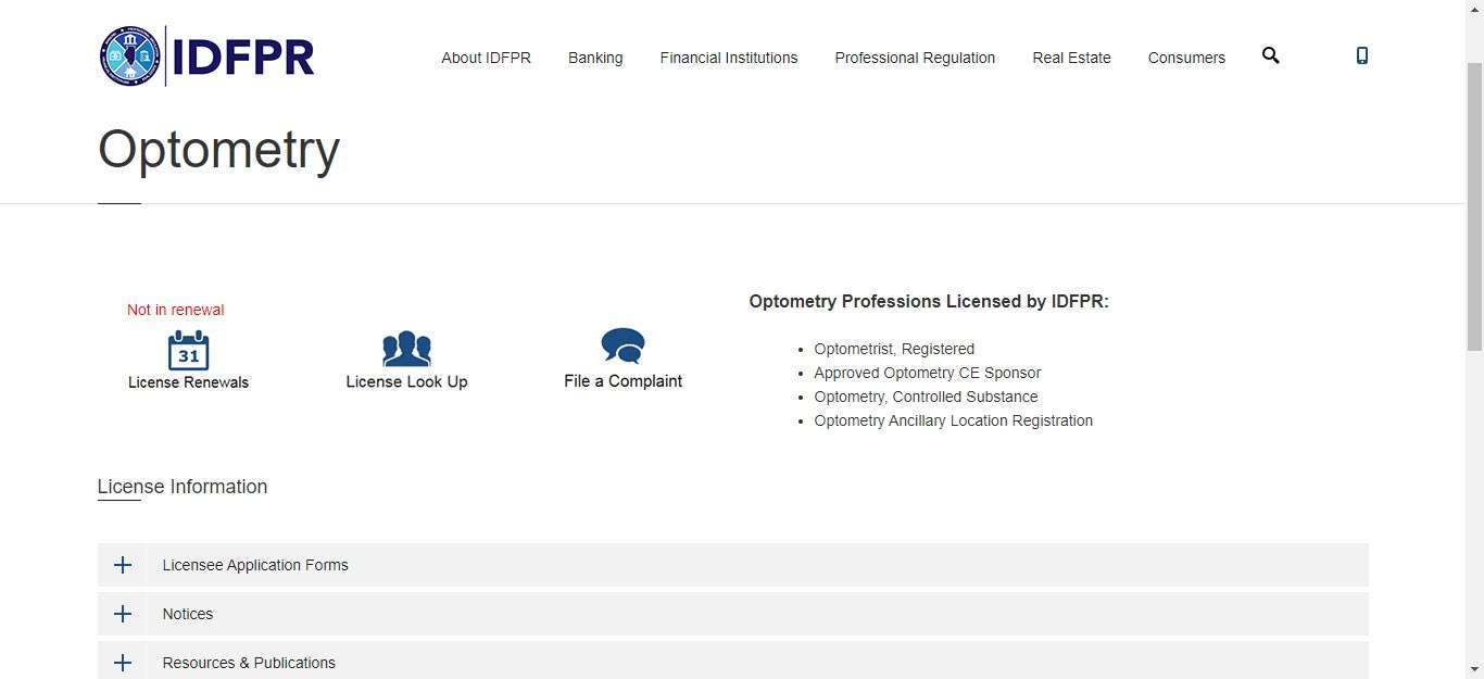 Illinois Board of Optometry: Quick Guide to Licensing - Heartbeat.ai