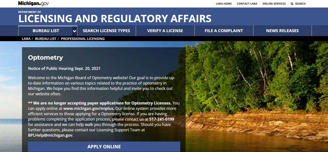 Michigan Board of Optometry: Your Comprehensive Licensing Guide ...