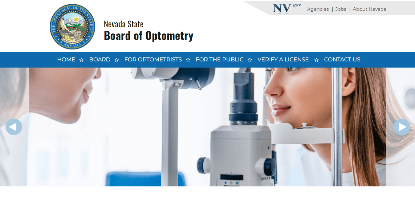 Nevada Board of Optometry: Essential Licensing Information
