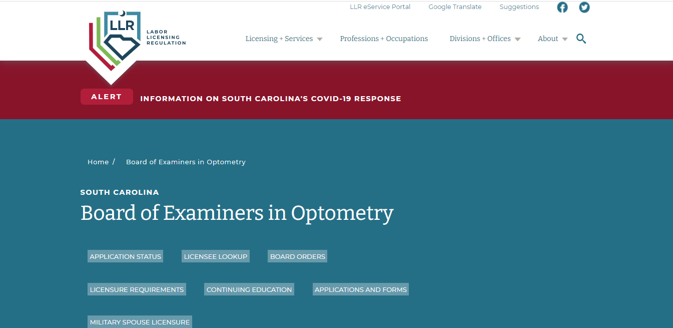 South Carolina Board of Optometry: Your Comprehensive Licensing Guide ...