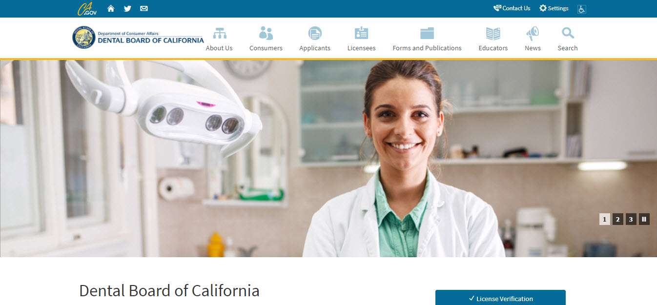 California Board of Dental Assistants: Streamlined Licensing Process