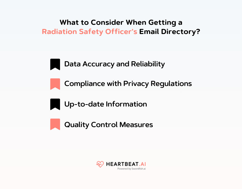 Radiation Safety Officers Email List: Accuracy Verified