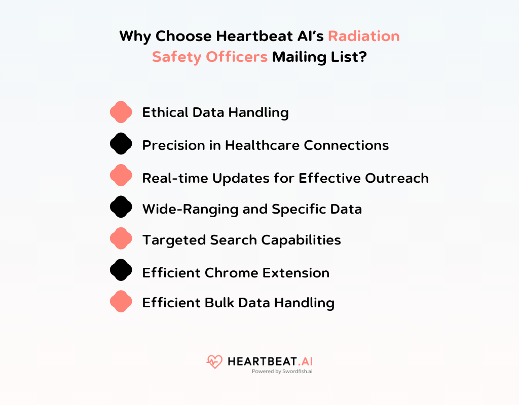 Radiation Safety Officers Email List: Accuracy Verified